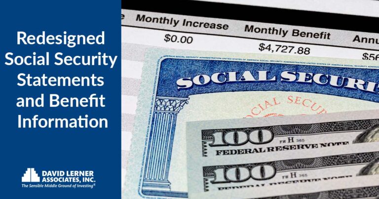 Redesigned Social Security Statements and Benefit Information - David ...